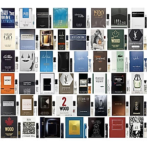 Men's Cologne Top Designer Best Rated Sample Lot - High End Niche Most Popular Fragrance Sampler Vial Set (5 Random Samples)