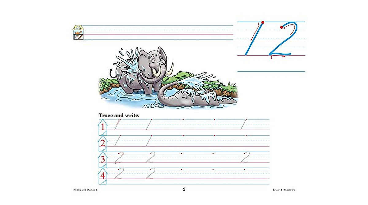 Writing with Phonics 1 - Abeka 1st Grade Cursive Penmanship Workbook