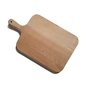 Wood Cutting Board With Handle,Large Wooden Chopping Board for Kitchen,Charcuterie Boards Meat Cheese Pastry Fruit Bread Board,Serving Board Butcher Block,tabla de picar cocina16X9''