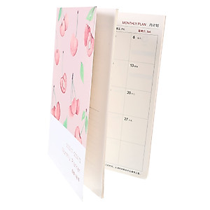 Tofficu 5pcs Calendar Planner Workout Calendar 2023 Budget Notepad Appointment Planner Diary Notepad Planner Notebook 2023-2024 Planner Monthly Planner Paper Dating Calendar Book Pocket