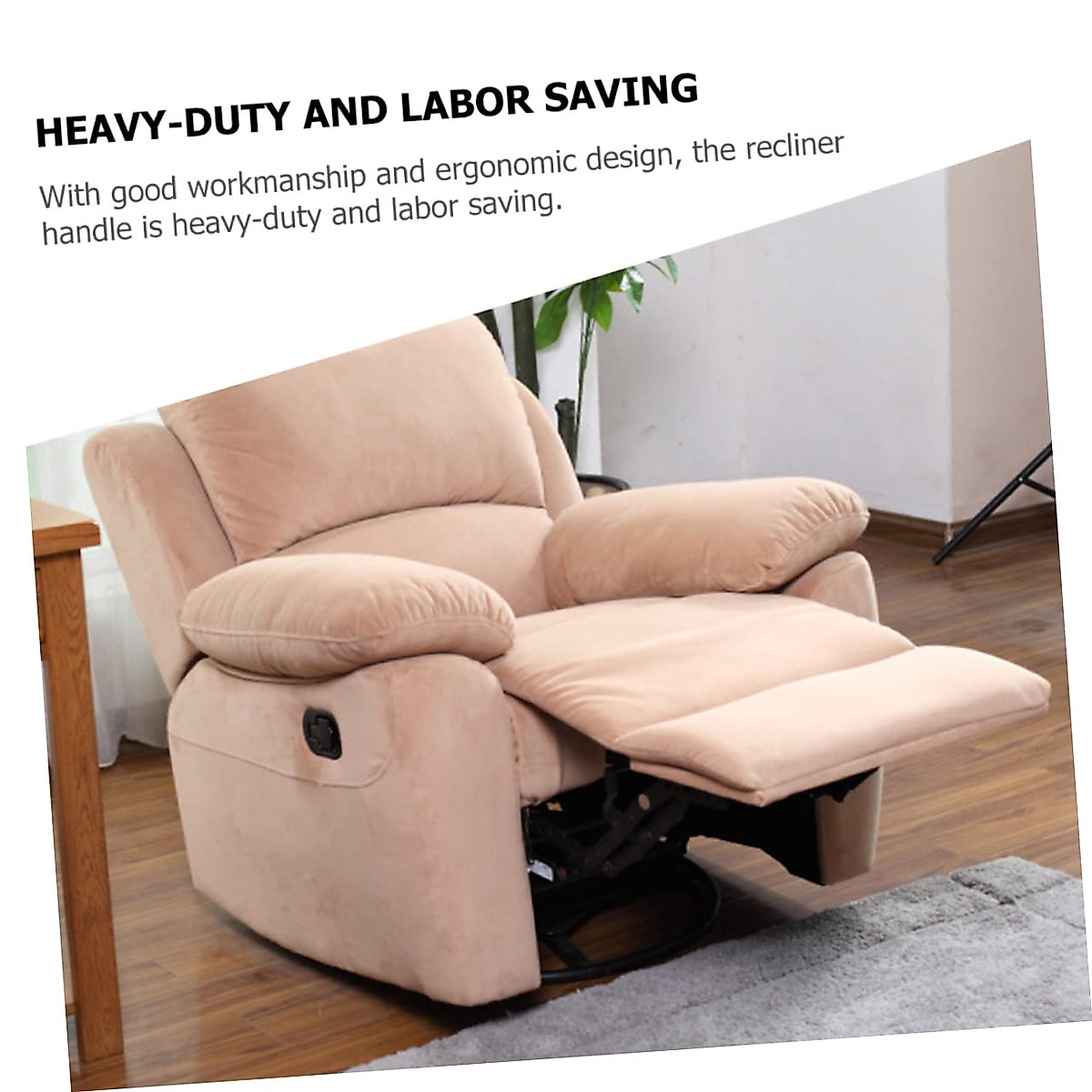 GRIRIW 1 Set Recliner Handle Replacement Sofa Chair Black Recliner Chair Lazy Sofa Handle Lever Handles Universal Chair Pull Handle Black Chairs Couch Boy Handle Buckle Plastic