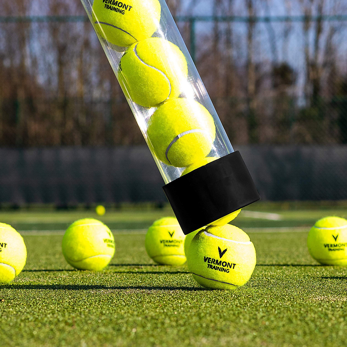 Vermont Tennis Ball Pick Up Equipment - Mower, Pick Up Tube, Ball Hopper & Carts - Effortless Tennis Ball Collection for Ultimate Court Maintenance (Pick Up Tube)