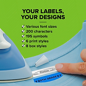 DYMO Label Maker, LetraTag 100H Handheld Label Maker, Easy-to-Use, 13 Character LCD Screen, Great for Home & Office Organization