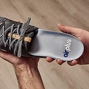 Airplus Extreme Active Gel Lightweight and Breathable Shoe Insoles for Cushion and Support, Men's, Size 7-13