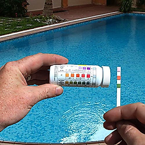 Aqua EZ Chlorine Test Strips 150 Test Strips 3-Way Chlorine, pH and Alkalinity (3 Pack)