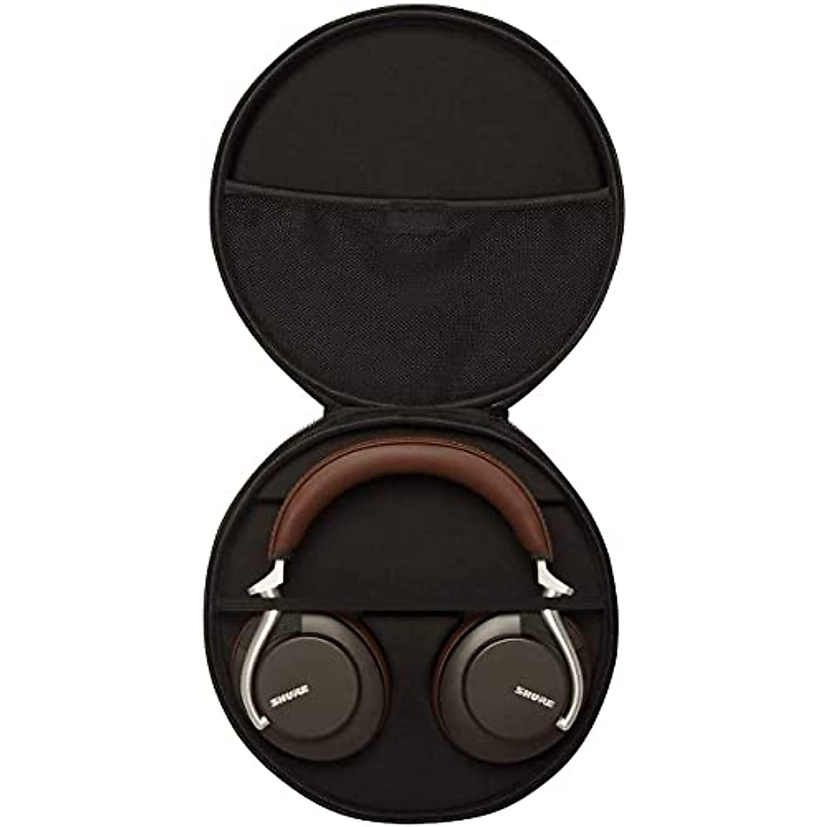 Shure AONIC 50 Wireless Noise Cancelling Headphones, Premium Studio-Quality Sound, Bluetooth 5 Wireless Technology, Comfort Fit Over Ear, 20 Hours Battery Life, Fingertip Controls - Brown