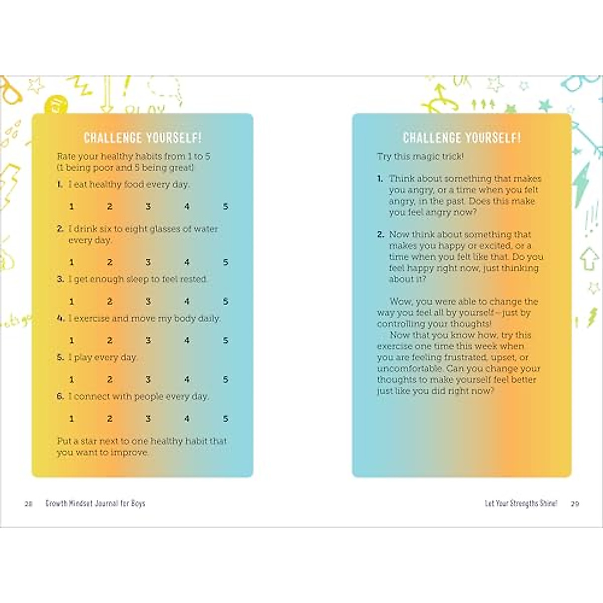 Growth Mindset Journal for Boys: A Space to Embrace Challenges, Set Goals, and Dream Big