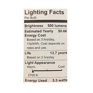 GE Relax 3-Pack 60 W Equivalent Dimmable Soft White B LED Light Fixture Light Bulbs