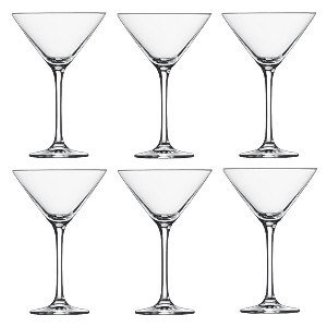 Schott Zwiesel Tritan Crystal Glass Classico Stemware Collection Cocktail Martini Glass, 8.5-Ounce, Set of 6