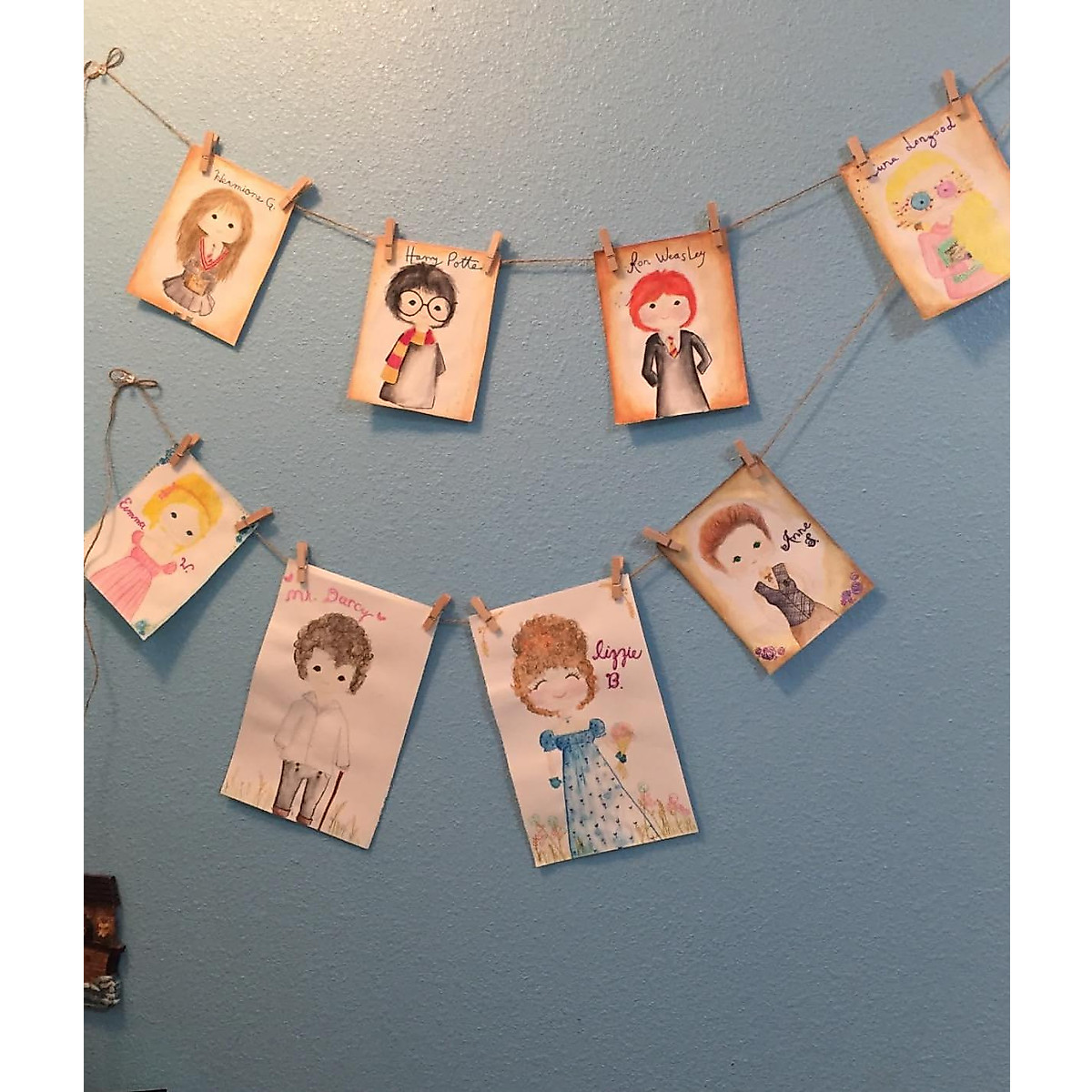 200 PCS Mini Clothespins 1.2 Inch, Mini Clothes Pins for Photos, Small Clothes Pins Wooden, Mini Photo Clips for Baby Shower Crafts DIY Project