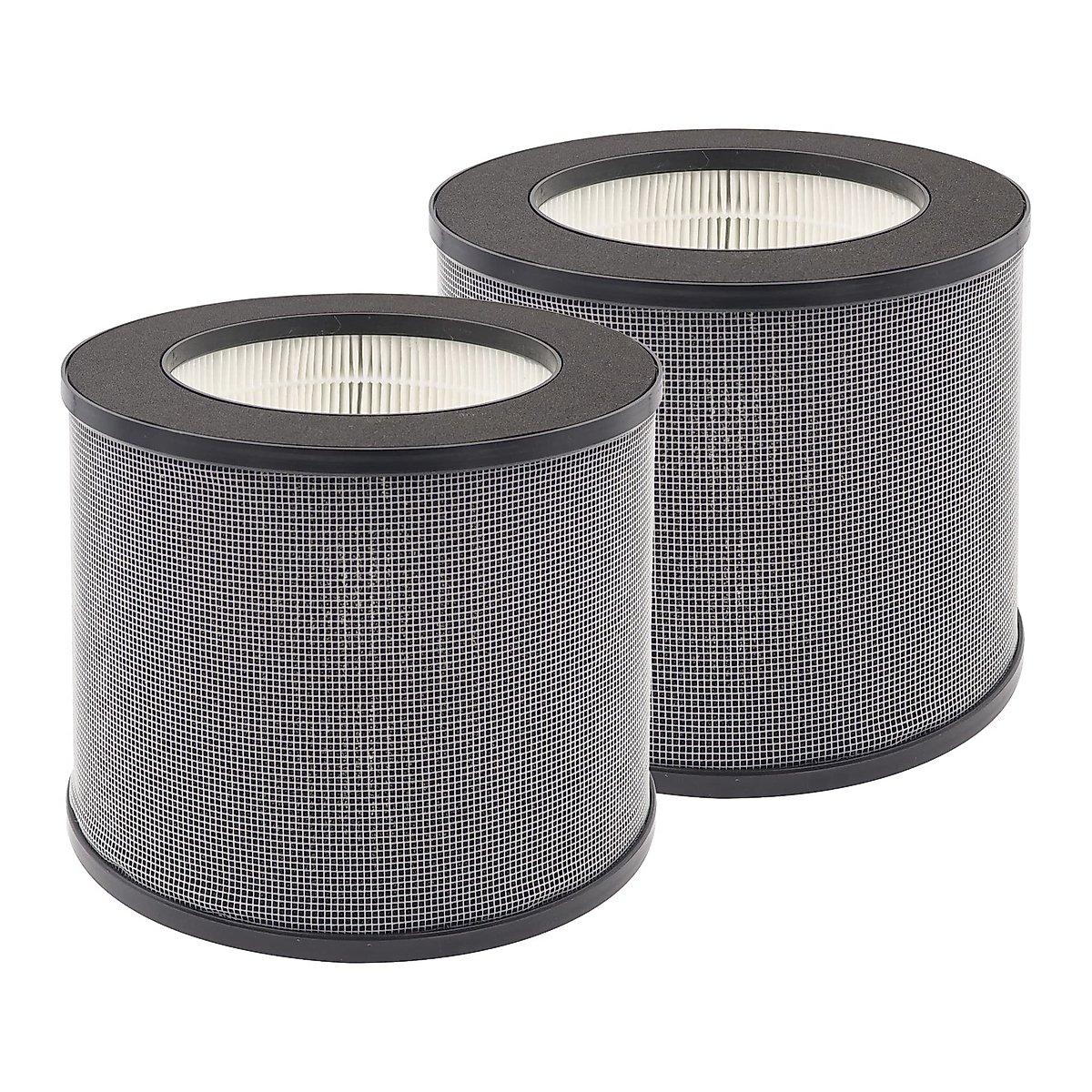 Flintar 2-Pack AP006 H13 True HEPA Replacement Filter, Compatible with TaoTronics TT-AP006 Air Purifier, 3-in-1 Pre-Filter, H13 Grade True HEPA and Activated Carbon Filter Set