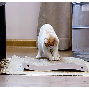 Coching Cat Scratcher Cardboard Cat Scratch Pad with Premium Scratch Textures Design Durable Cat Scratching Pad Reversible