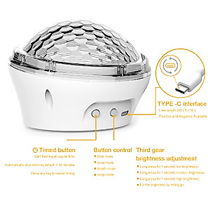 ForChic Kids Night Light, Star Projector with 4 Modes & Timers for Kid Baby Bedroom, Unique Gifts for Kids Baby