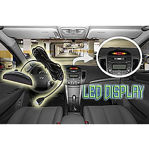 New 4 Parking Sensors LED Display Car Reverse Backup Radar System