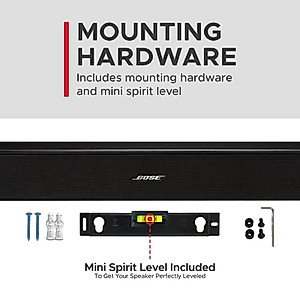 Solo 5 Wall Mount Kit for Bose Solo 5 Complete with All Mounting Hardware, Designed in The UK by Soundbass