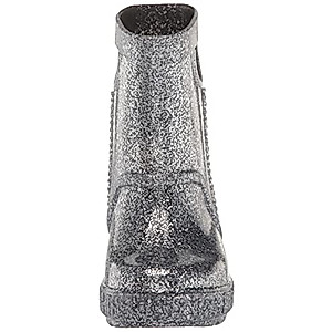 UGG T DRIZLITA Rain Boot, Glitter Grey, 11 US Unisex Little Kid