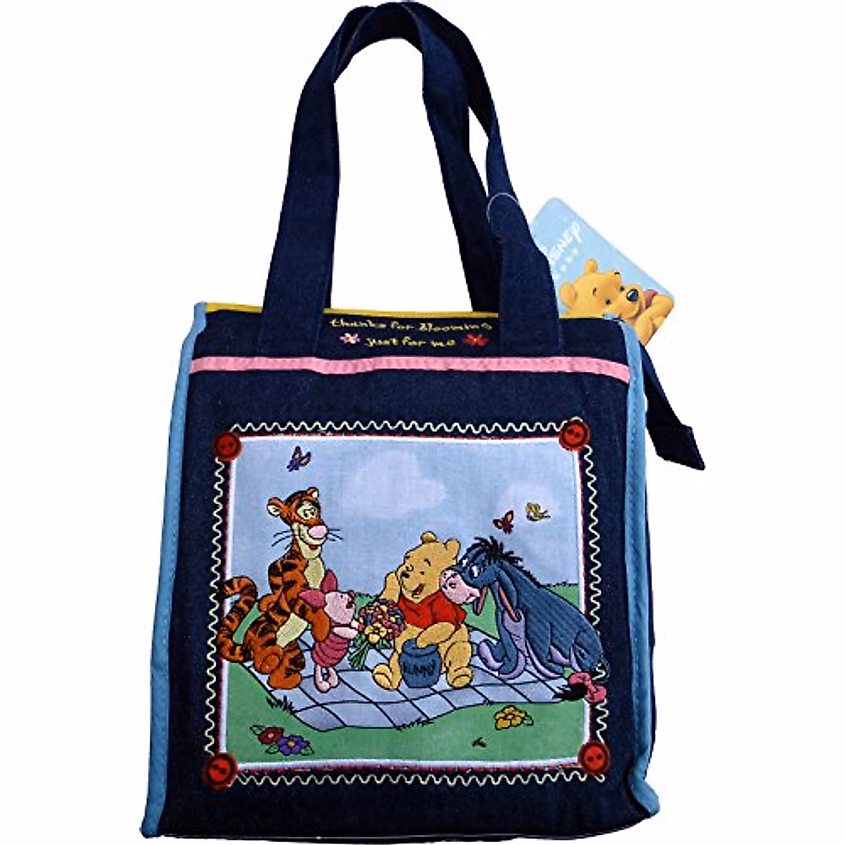 Winnie The Pooh Denim Diaper Bag