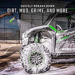 Slick Products Off-Road Wash Extra Thick Foaming Cleaning Solution Dirt Bike, UTV, Truck, Offroad Car Wash Soap - Works With Foam Cannon, Foam Gun, Sprayers, Buckets, 32 oz., Citrus Scent