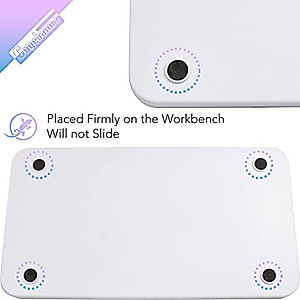 CUGEBANNA Plastic Artist Multi Hole Paint Brush Drying Rack - Holds 14 Brushes Upright, Paint Brush Holder