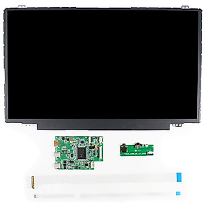 VSDISPLAY 14" 14 Inch 1920X1080 IPS LCD Screen NV140FHM Display Work with HD-MI Type-C LCD Controller Board