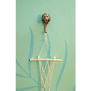 BestySuperStore Tiger Head Shaped Single Hook Hanger Rustic Animal Coat Hat Towel Key Holder Hooks Decorative for Wall (Tiger)