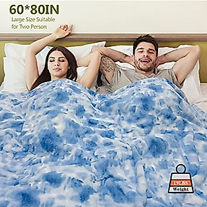 Heated Weighted Blanket, 60"x 80" Twin Size 2 in1 Weighted Electric Blanket ,19 Lbs Heavy Sherpa Heating Blankets with Glass Beads, 12 Heating Levels & 8 Timers, Machine Washable, for Adult Home Use