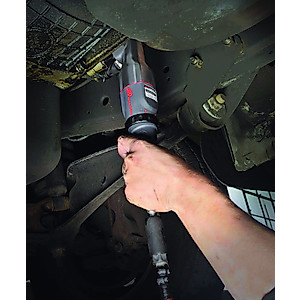 Ingersoll Rand 2015MAX 3/8" Pneumatic Air Impact Wrench, Right Angle, Low Profile 2” Hammerhead, 180 ft lbs Max Torque, 7,100 rpm, Two-Position Power Regulator, Gray