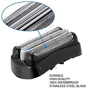 32B Foil Cutter Shaver Replacement Part for Br-aun Series 3 Shaver Foil Cartridge Cassette Head Compatible 301S 310S 320S 330S 340S 360S 380S 3000S 3020S 3040S 3080S