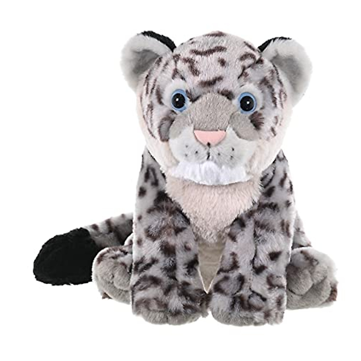 Wild Republic Snow Leopard, Cuddlekins, Stuffed Animal, 12 inches, Gift for Kids, Plush Toy, Fill is Spun Recycled Water Bottles