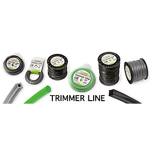 Terre Products - Residential Grade 065 Trimmer Line Square, 1 lb. Quality Weed Wacker String, Line Length 564 ft. or 172m, Weed Eater String Size .065 in. or 1.65mm
