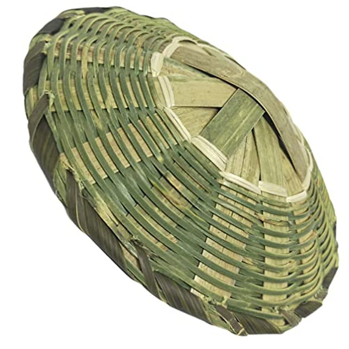 Zerodeko Wok Sticky Rice Cooking Steamer Basket Wicker Lid Traditional Replacement Steamer Basket Lid Wicker Woven Lid Rice Base for Bottom Containers