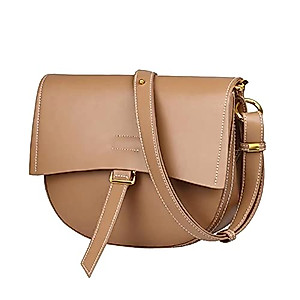 YXBQueen Crossbody Purses for Women Leather Medium Shoulder Bag with Adjustable Straps