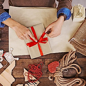 Custry 120 Sheets Brown Kraft Tissue Paper Bulk 20 ''X14 '' Gift Wrap Paper Bulk Wrapping Paper for Birthday Party,Holiday,Arts Crafts, DIY,Wedding Decor