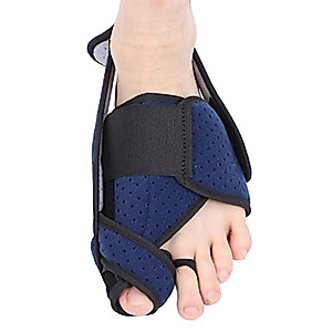 ZJchao Bunion Corrector, Big Toe Separator Orthopedic Bunion Splint for Women Man Hallux Valgus Big Toe Day Night Support Bunion Socks Big Toe Straightener Bootie Toe Separator(M-Left foot)