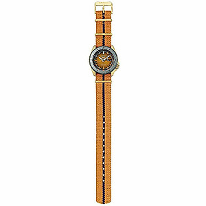 Seiko 5 Sports Boruto & Naruto Automatic Orange Dial Watch SRPF70K1