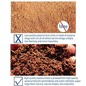 Iceyyyy 60pcs 40mm Compressed Coco Coir Fiber Potting Soil - Expanding Organic Coco Coir Pellet Fiber Soil, Peat Soil Pellets Seeds Starting Plugs for Planting (60, 1.57Inch)