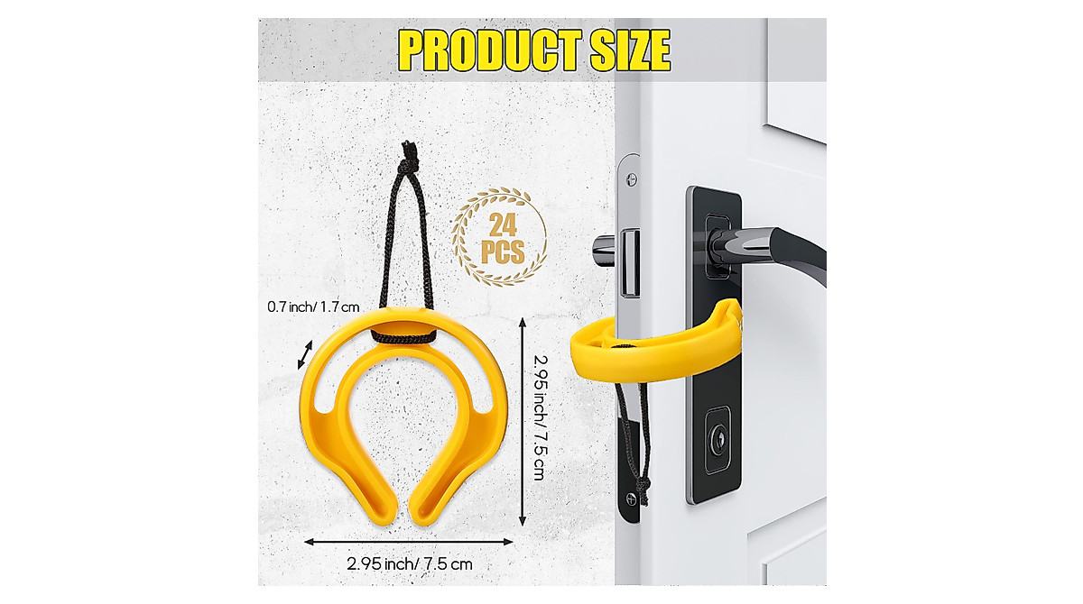 Kigley 24 Pcs Tactical Door Stops for First Responders