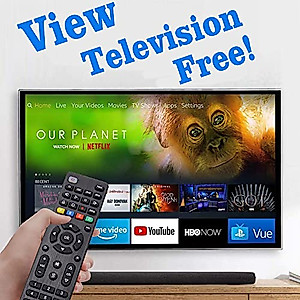Replaces Universal Remote Control for Samsung, Sharp, LG, Sony, Panasonic, Toshiba, Blu-ray/DVD Players, Streaming Media Players, Universal Remote for All TVs - Easy Setup
