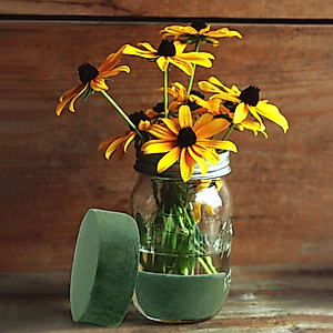 Max Shape Round Floral Foam Blocks, 4.72'' Dry Floral Foam for Artificial Flowers.Craft Project,Wedding Aisle Flowers,Arty Decoration