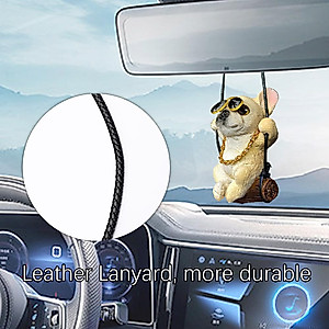 Zufoty French Bulldog Car Hanging Ornament, Mirror Accessories, Interior Decor for Men & Women