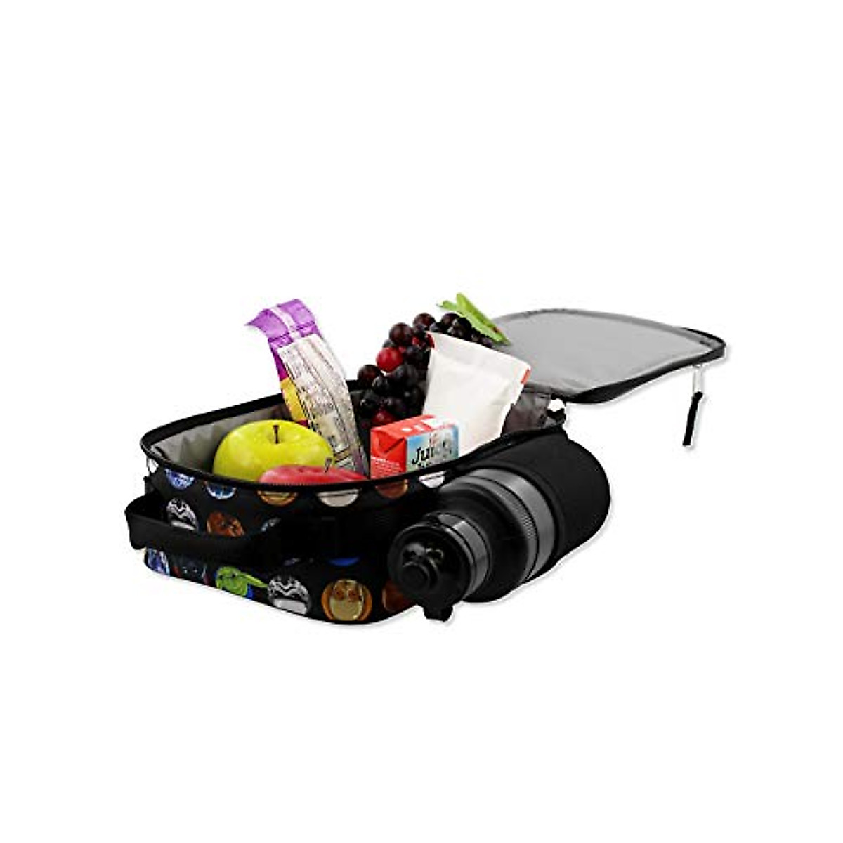 Disney Star Wars Boy's Girl's Adult's Soft Insulated School Lunch Box (One Size, Black)