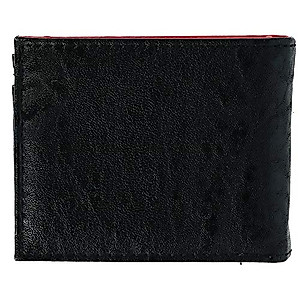 Marvel Deadpool Bi-Fold Boxed Wallet, Red & Black, One Size