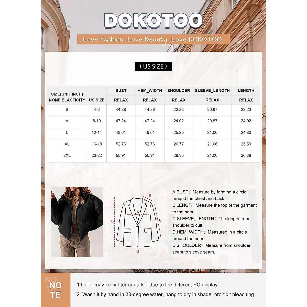 Dokotoo Womens Puffer Jackets Ladies Cute Warm Winter Coats for Women Oversized Stand Neck Full Zipper Up Drawstring Baggy Padded Jacket Coat Warm Comfy Soft Outerwear with Pockets Khaki XL