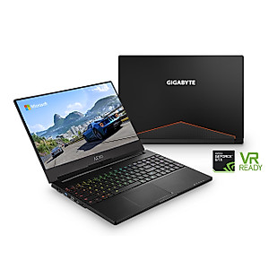 GIGABYTE Aero 15W v8-BK4 15" Ultra Slim Gaming Laptop 144Hz FHD X-Rite i7-8750H, GeForce GTX 1060, 16G RAM, 512GB SSD, Metal Chassis, RGB Keyboard