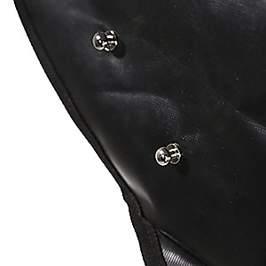 UTV Black Soft Upper Door Enclosure Set For Compatible With Can Am Maverick X3 2-Seat 2017-2023