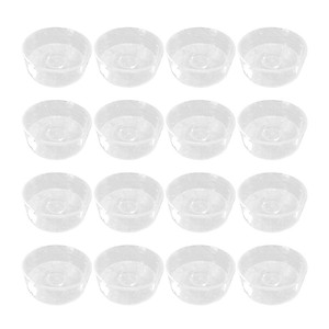 EXCEART 100pcs Plastic Tea Light Tins Cups Tea Light Empty Case Containers for DIY Candles Making Supplies Wax Holder Shell Molds