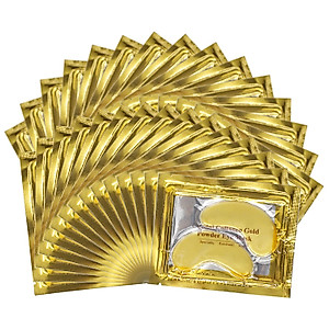 Under Eye Patches 25 Pairs-24K Gold Under Eye Mask,Eye Masks for Dark Circles and Puffiness,Reduce Wrinkles and Fine Lines Undereye,Eye Patch for Woman Man Beauty & Personal Care