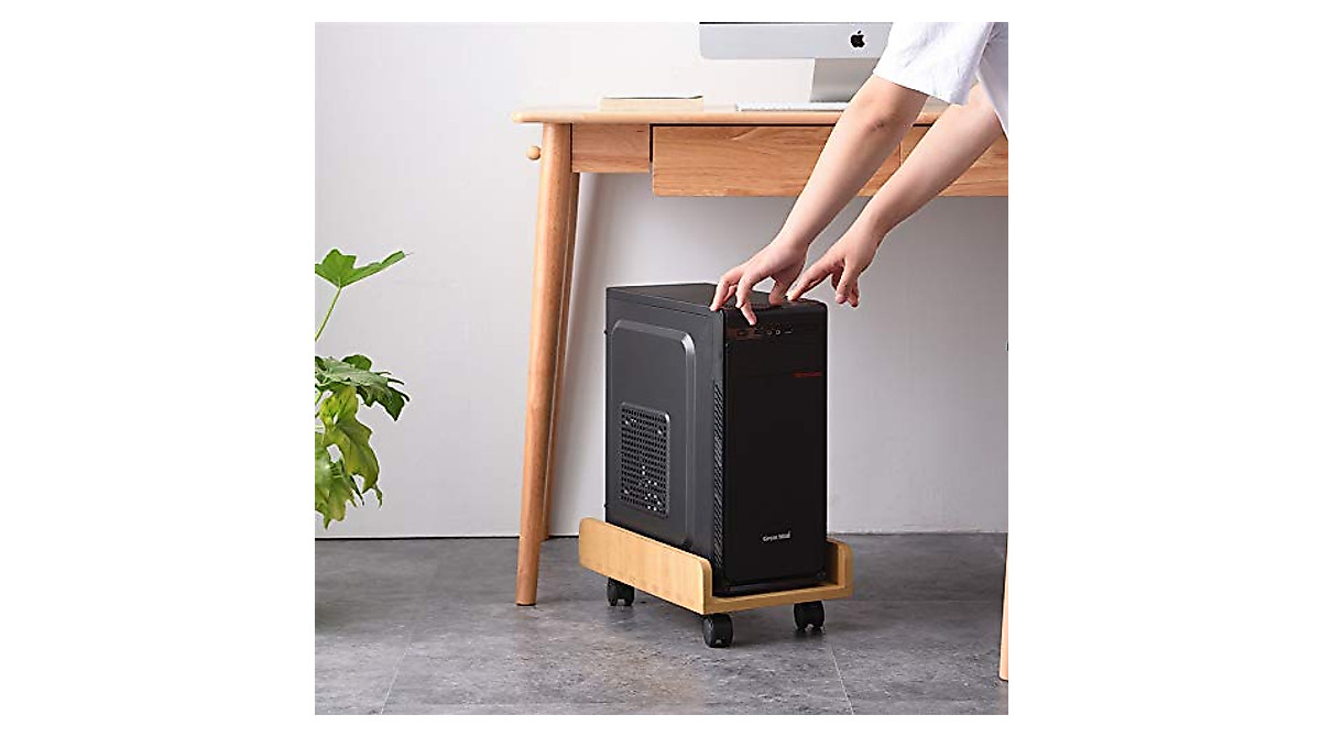 Kirigen Heavy Duty Computer Tower Cart for Safe Mobility