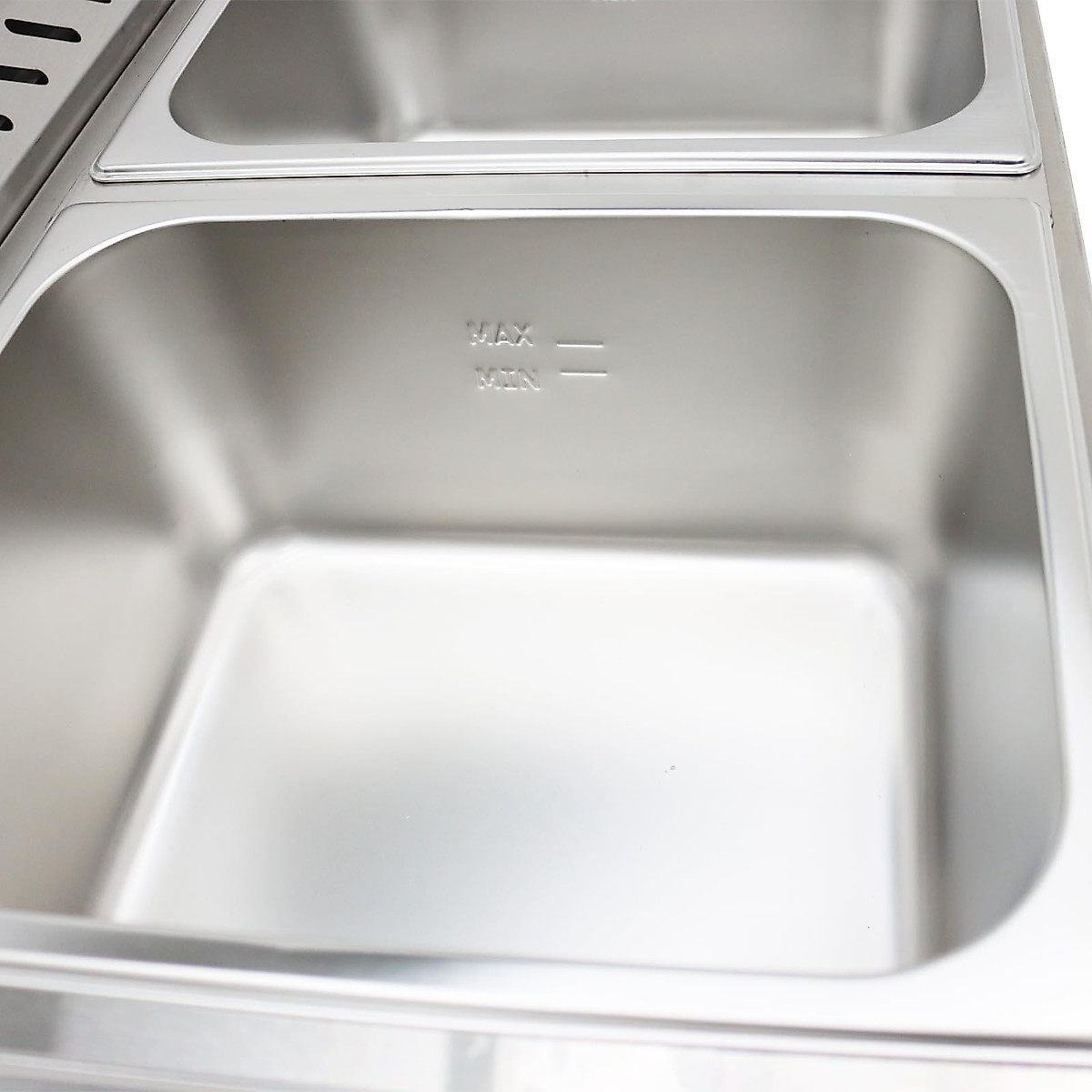 HayWHNKN 5-Pan LP Gas Food Warmer Propane Food Warmer Propane Steam Table Stainless Steel Bain Marie Buffet for Parties (with Gas Regulator Valve) 1/2 * 6inch Deep