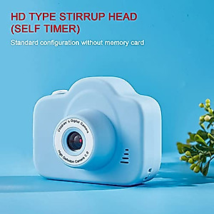 Digital Camera, Kids Camera Waterproof HD Dual Camera Sports Camera, Shockproof Anti-Fall Compact Portable Mini Cameras with Powerful Battery Life, Gift for Girls Boys